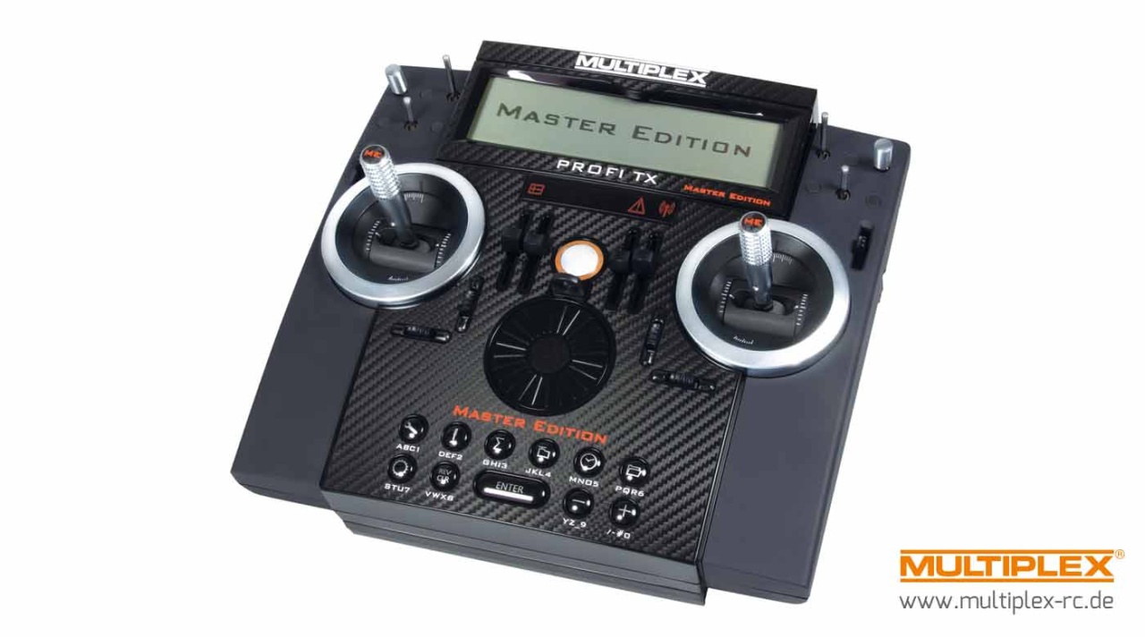 Multiplex PROFI TX16 M-LINK 2,4 GHz, MASTER-EDITION - Derkum Modellbau
